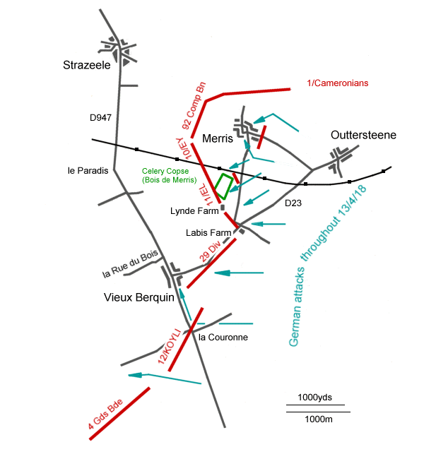 The Accrington Pals | Battle of the Lys (Hazebrouck), 11th-13th April ...
