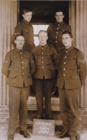 Orderly Room Staff at Ripon Camp